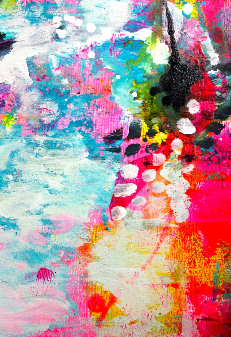 Laura Spring - Birds of paradise 4, Painting, Acrylic on Paper For Sale ...