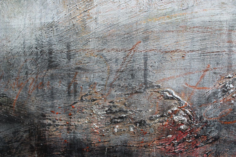 Laura Spring - The Mist, Painting, Acrylic on Paper For Sale at 1stDibs