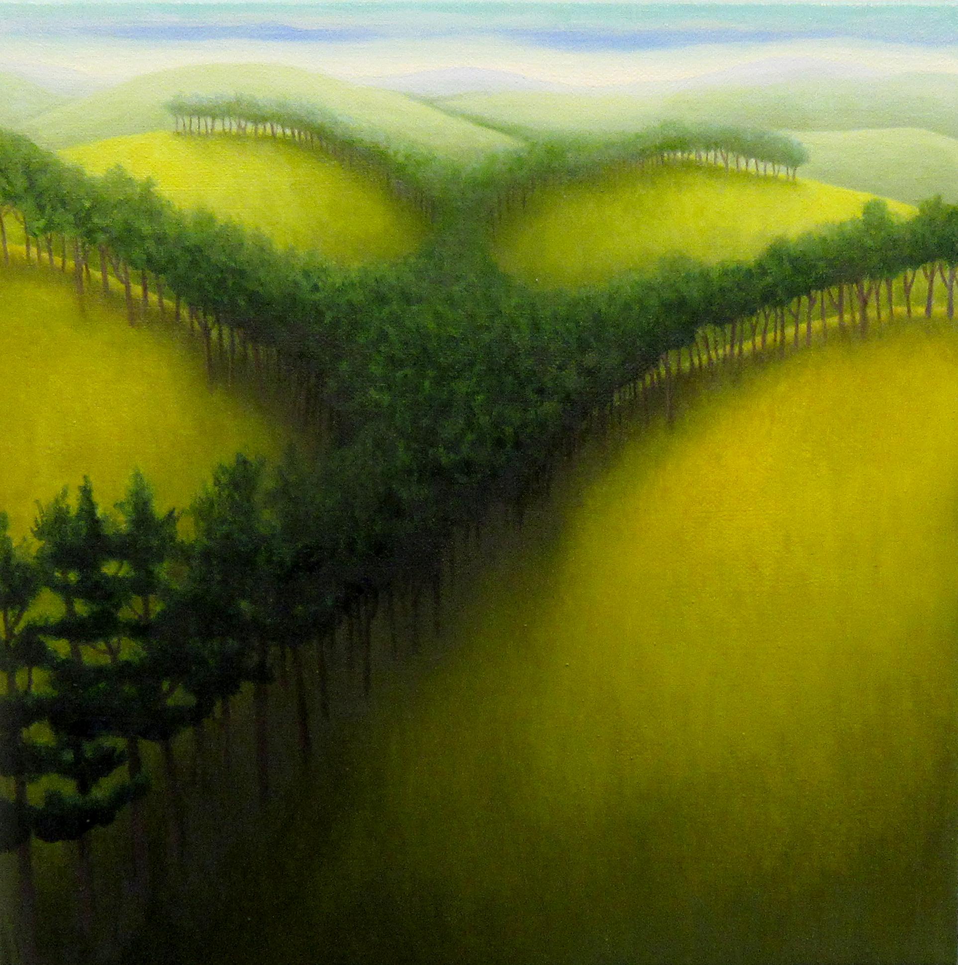 Laura von Rosk - Encircled pine- surrealism imagined landscape original ...