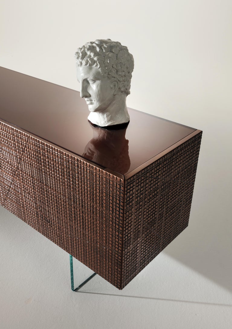 Laurameroni Limited Edition "Maxima" Sideboard in Burnished Copper ...