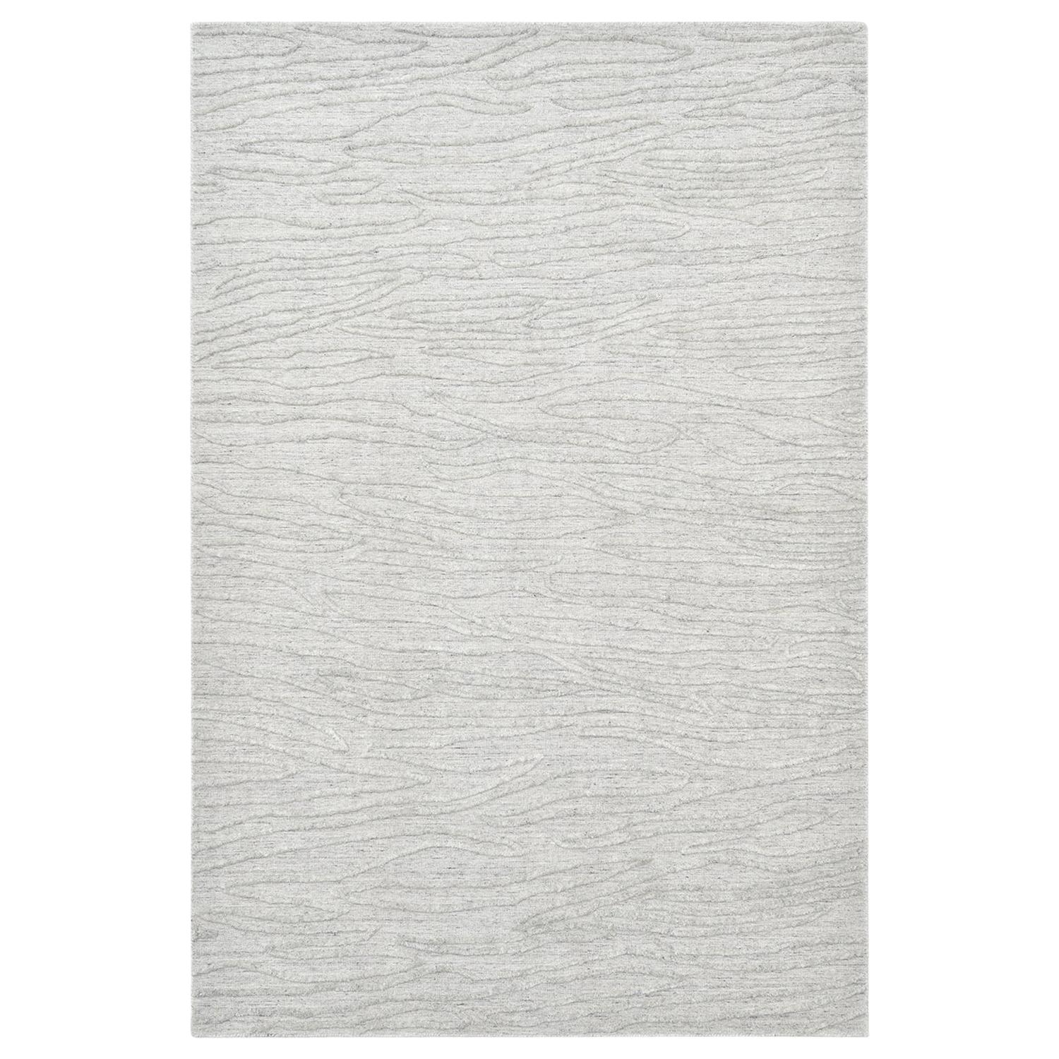 Silver and Black Blocks Area Rug For Sale at 1stDibs