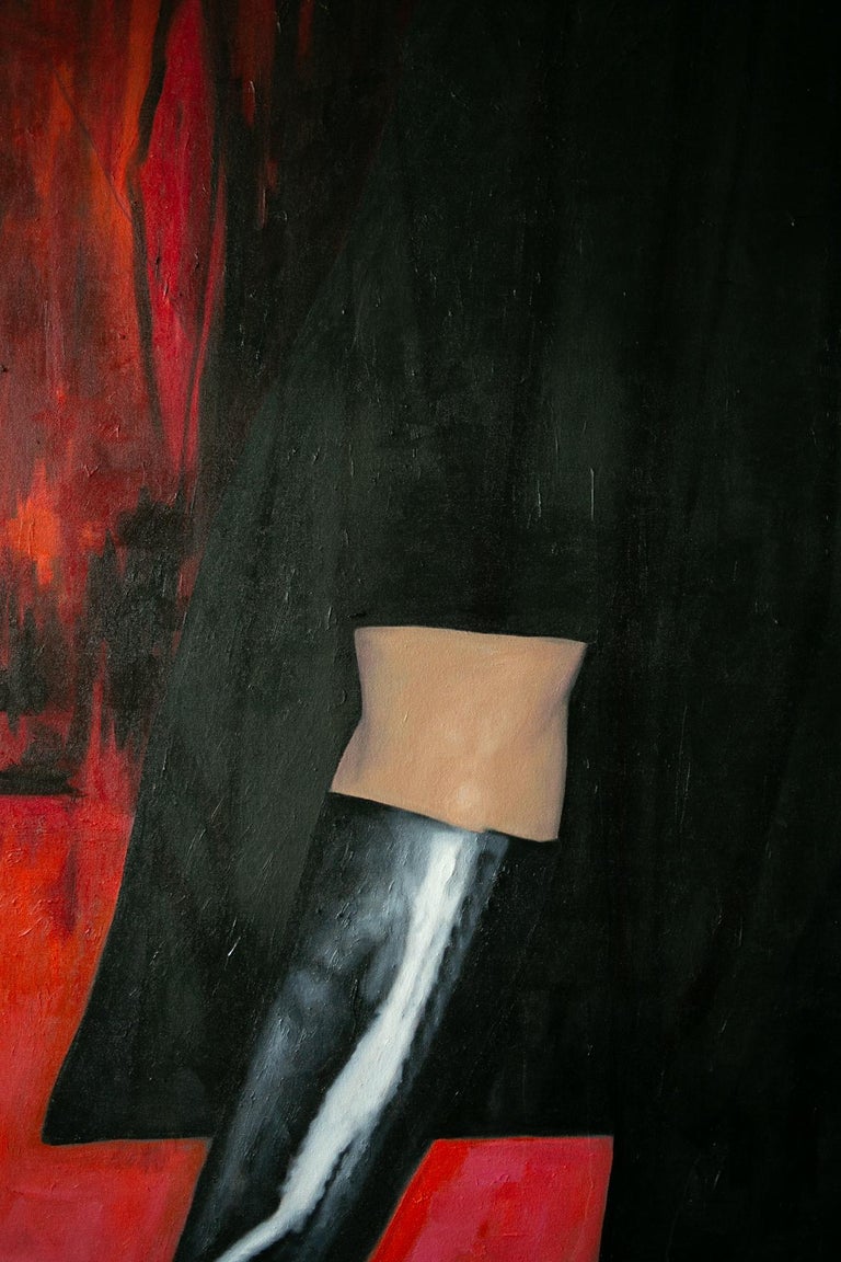 Lauren Rinaldi - "Romanced Interrogation", Figurative Oil Painting ...