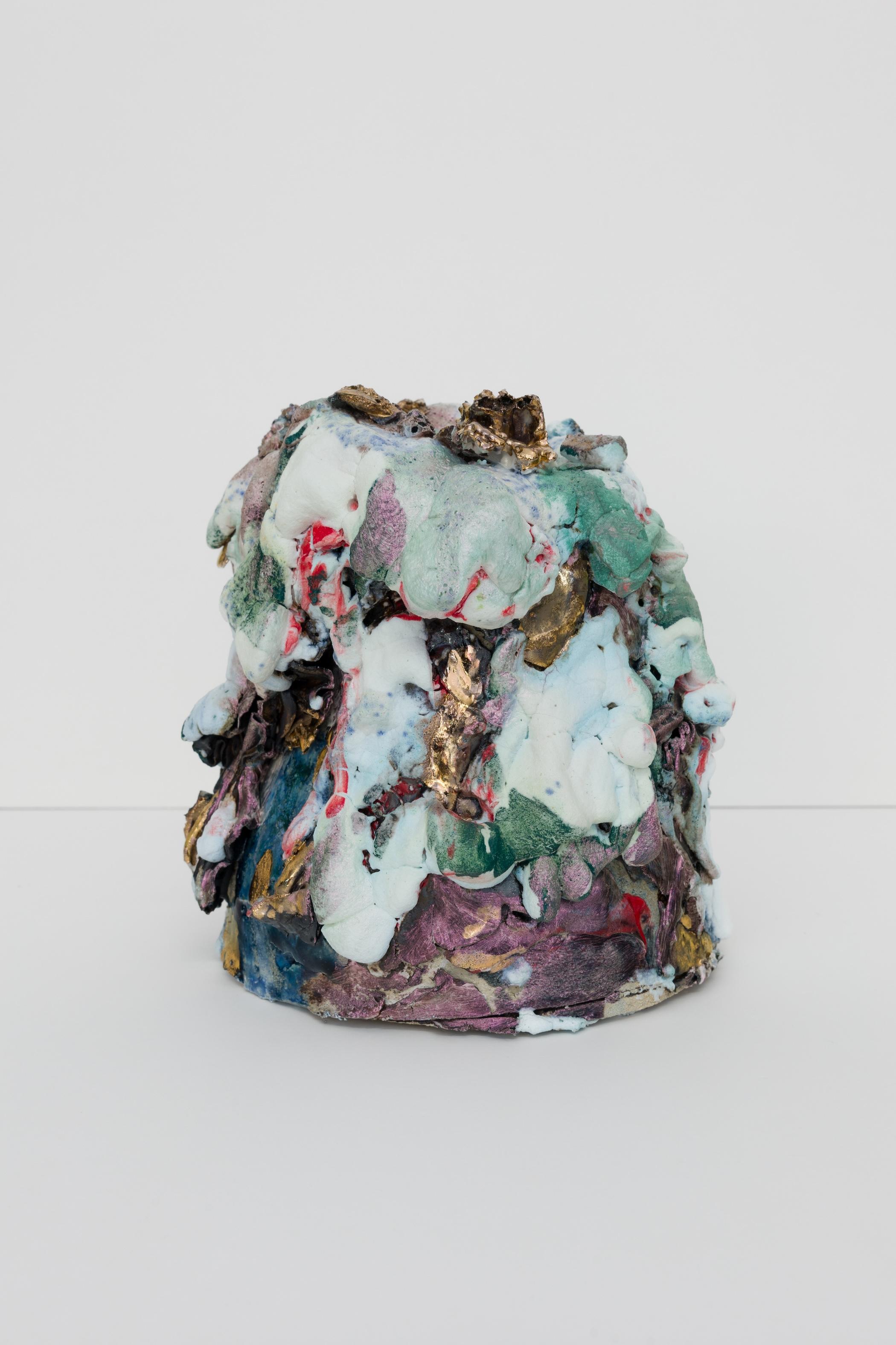 Lauren Skelly Bailey - "Frost Mini" Multicolor abstract glazed ceramic ...