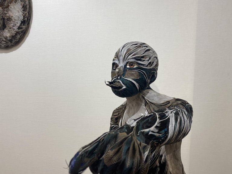 Laurence Le Constant - Thémis figurative sculpture, child, fairy tale ...