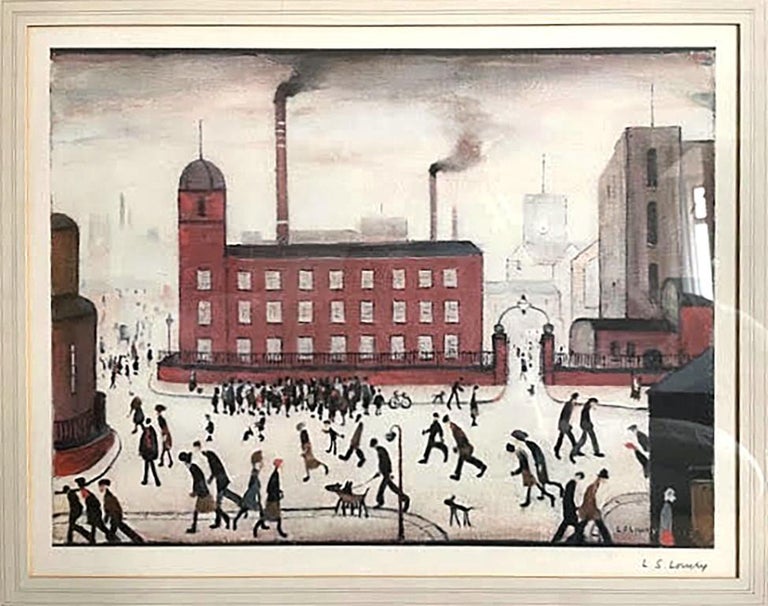 Laurence Stephen Lowry - Mill Scene For Sale at 1stDibs