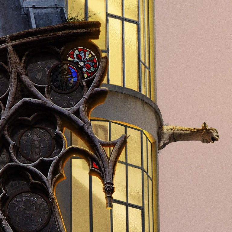 Laurent Chehere - Notre Dame Cathedral- Contemporary whimsical digital ...