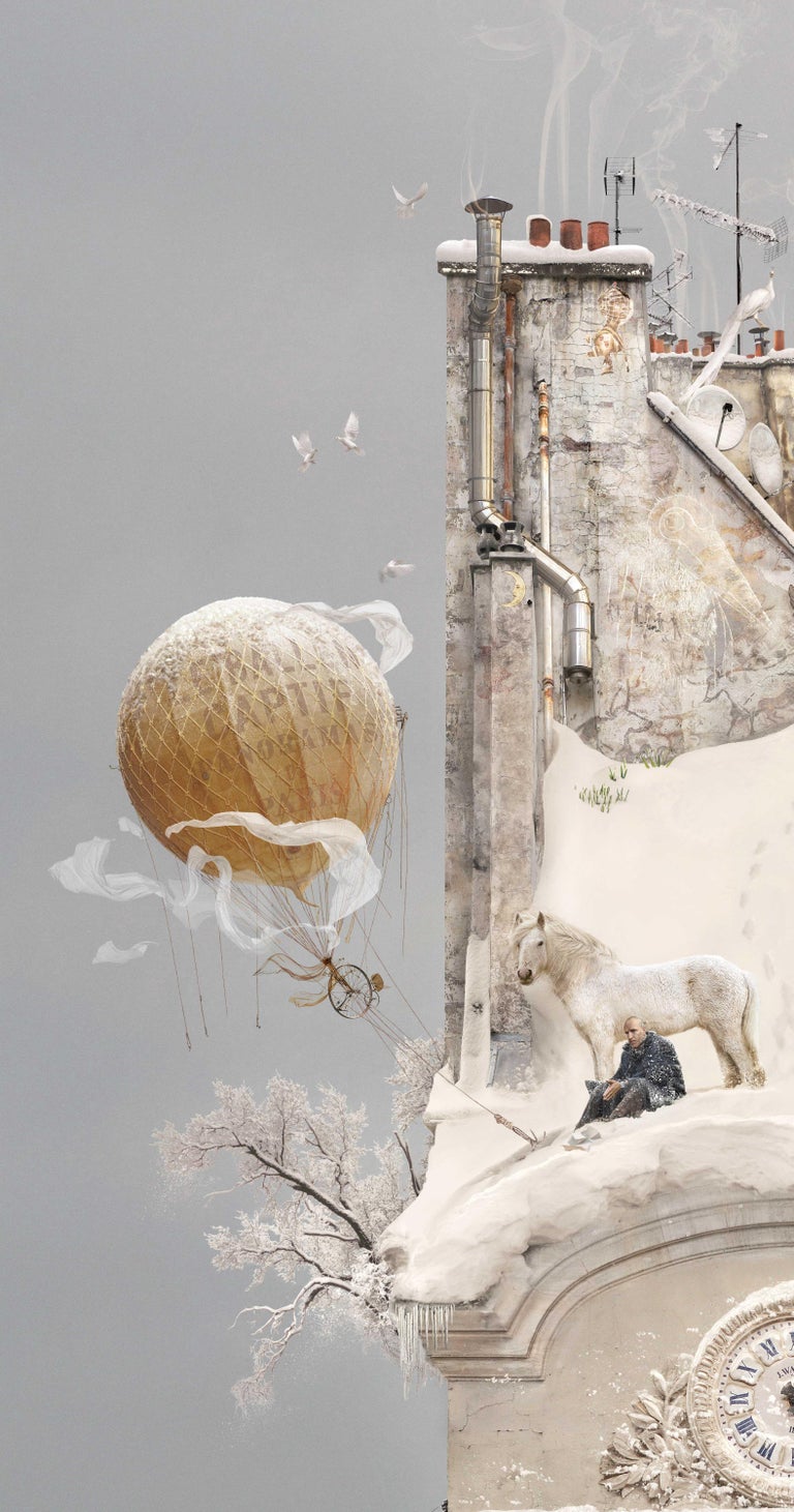 Laurent Chehere - Solstice - Contemporary whimsical white digital color ...