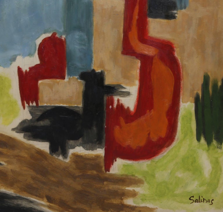 Laurent Marcel Salinas - Abstract Exterior, Oil Painting by Laurent ...