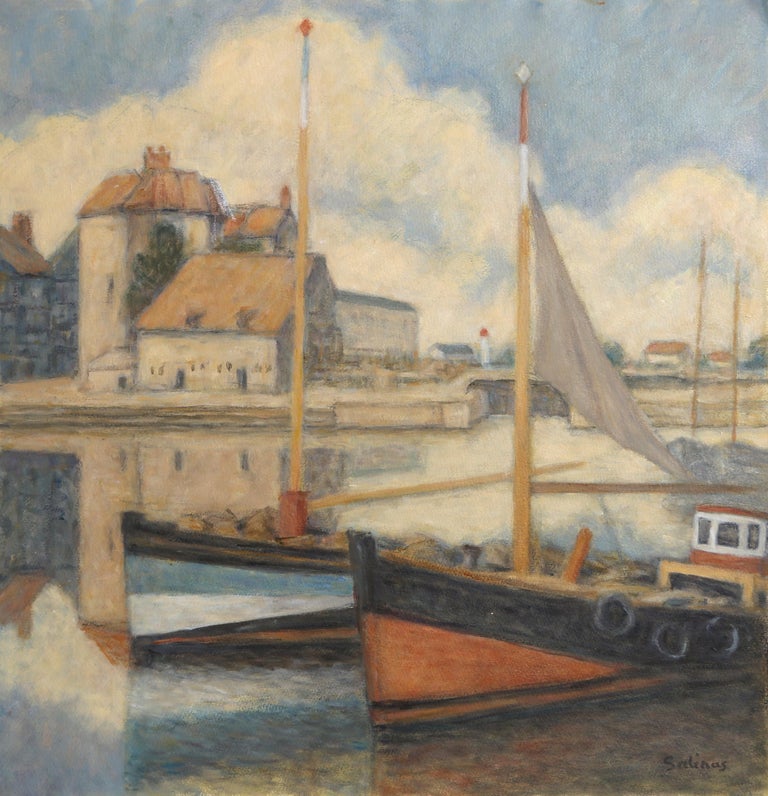 Laurent Marcel Salinas - Honfleur, peinture de Laurent Marcel Salinas ...