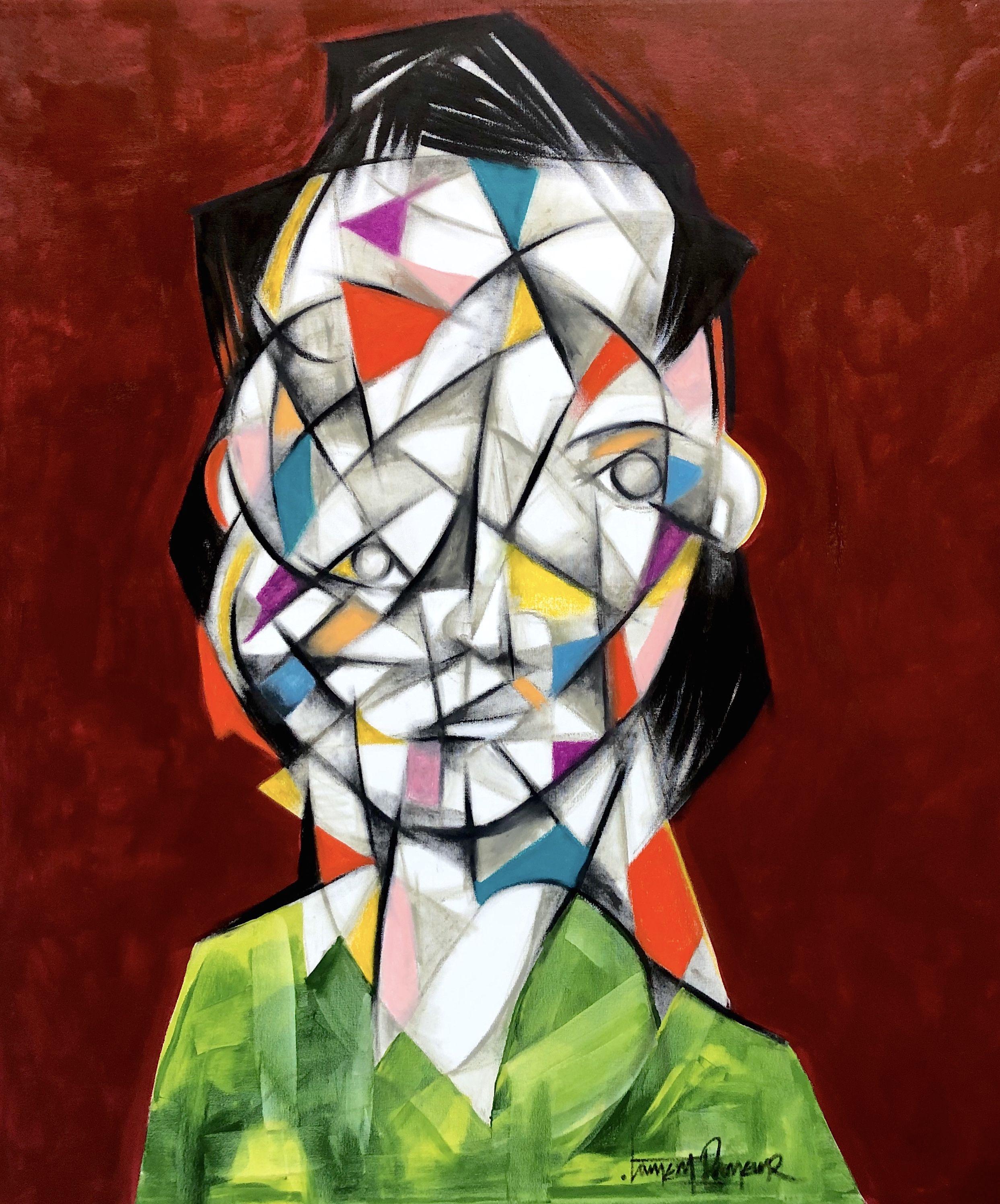 Laurent Proneur - Deep concern, Painting, Oil on Canvas For Sale at ...