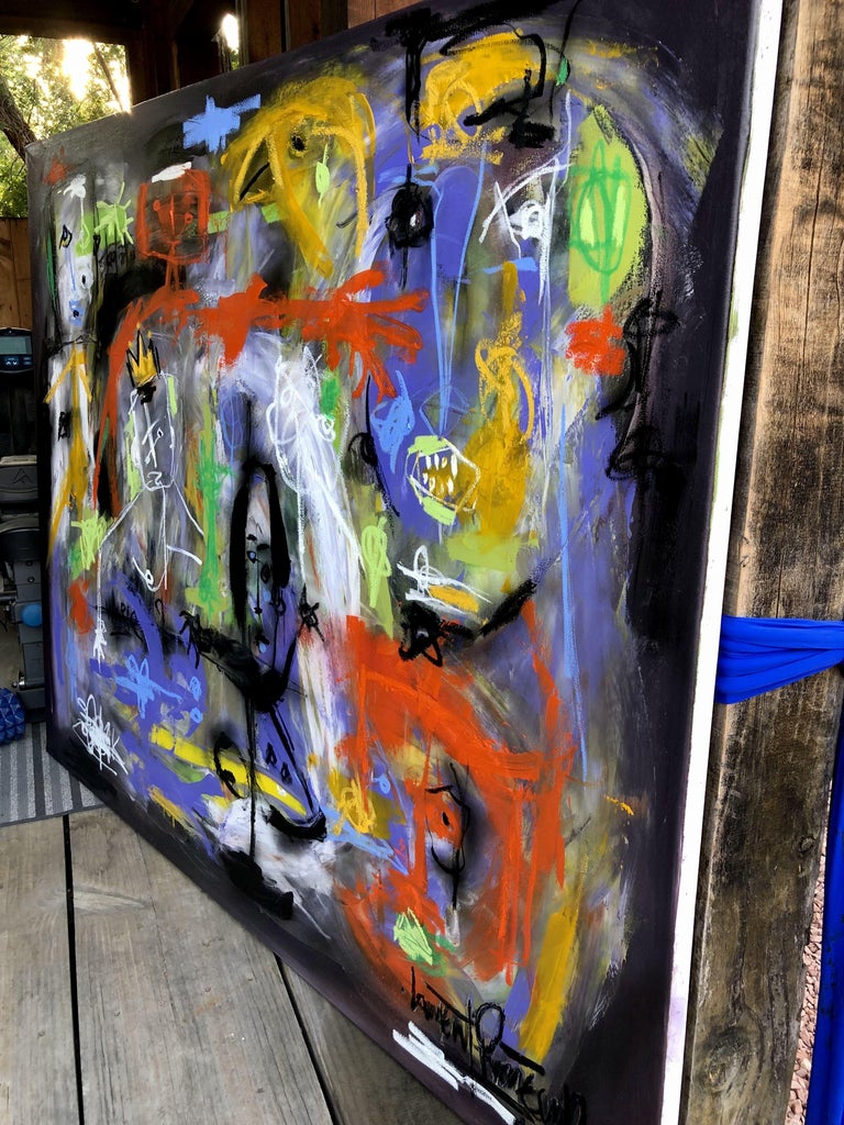 Laurent Proneur - Graffiti revival, Painting, Oil on Canvas For Sale at ...