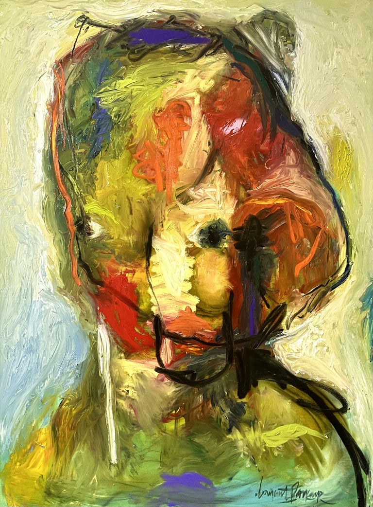 Laurent Proneur - "J'ai fais une betise", Painting, Oil on Canvas For ...