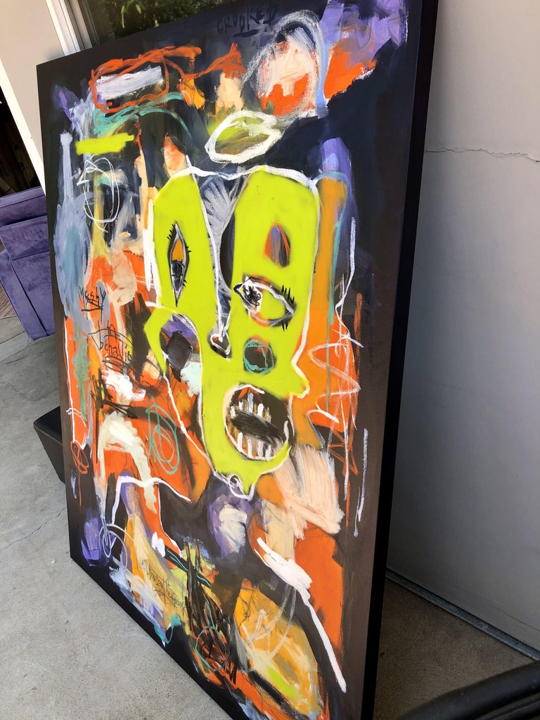 Laurent Proneur - Messy behavior, Painting, Oil on Canvas For Sale at ...