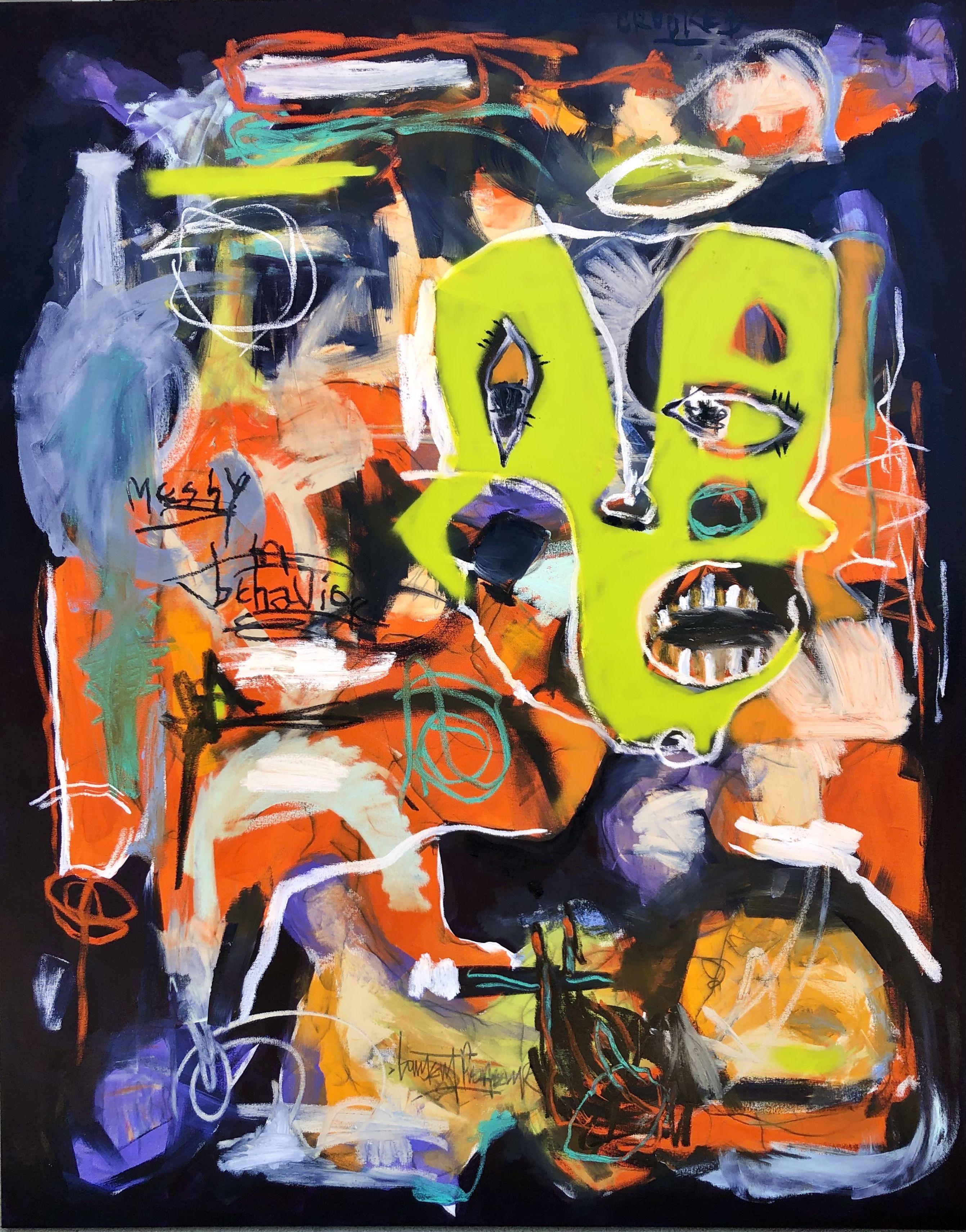 Laurent Proneur - Messy behavior, Painting, Oil on Canvas For Sale at ...