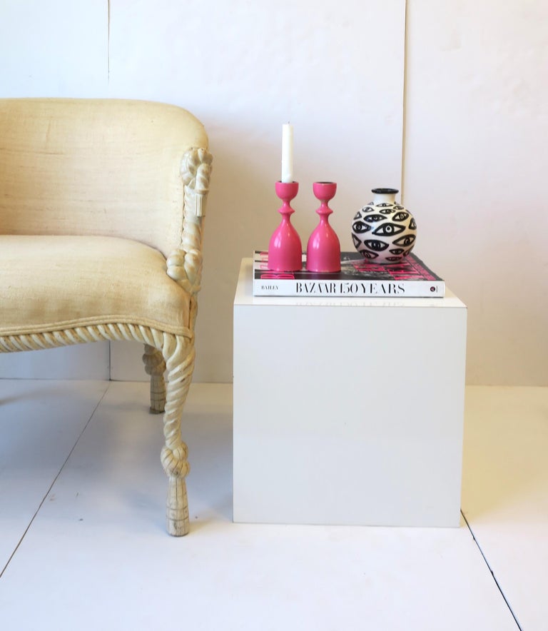 Laurids Lonborg Candlesticks Holders Danish Postmodern, Pair For Sale ...