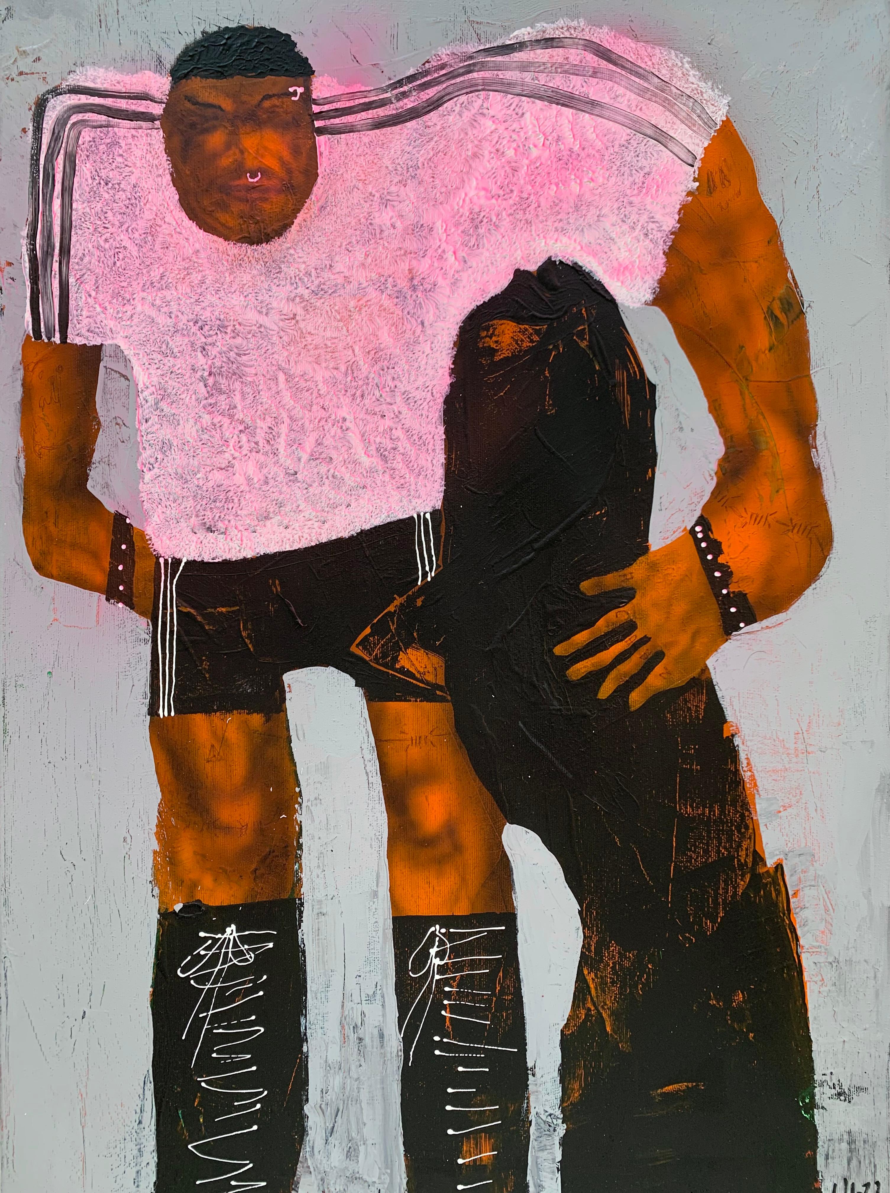 Laust Højgaard - Acrylic Painting On Canvas, Figurative Art, Pop Art at ...