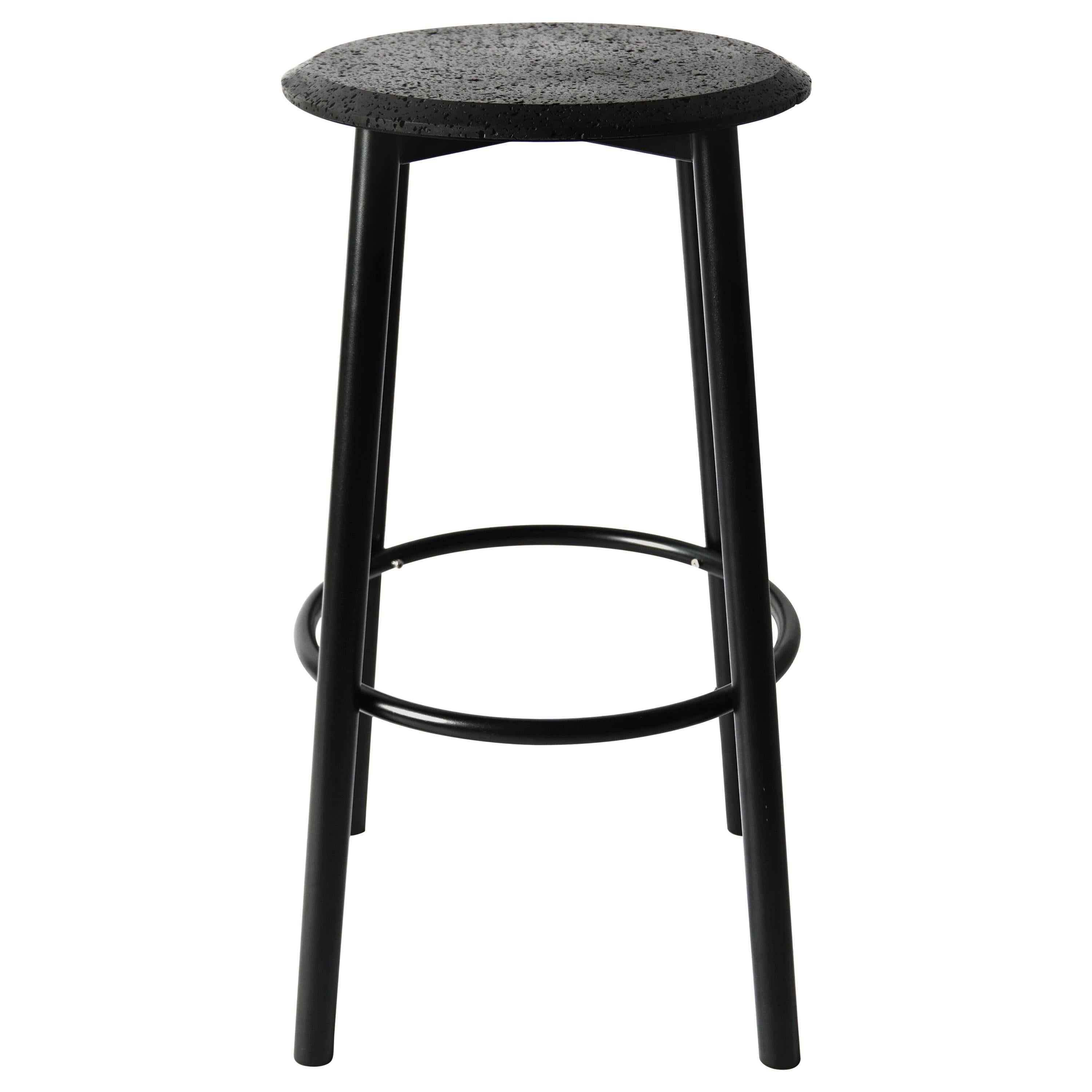 "Quartz" Stone Fossil Stool by Nucleo, 4/8 For Sale at 1stDibs