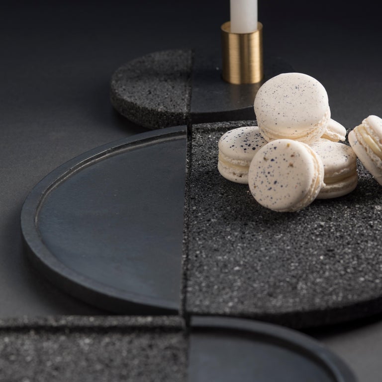 Lava Trays Set, Volcanic Stone For Sale at 1stDibs