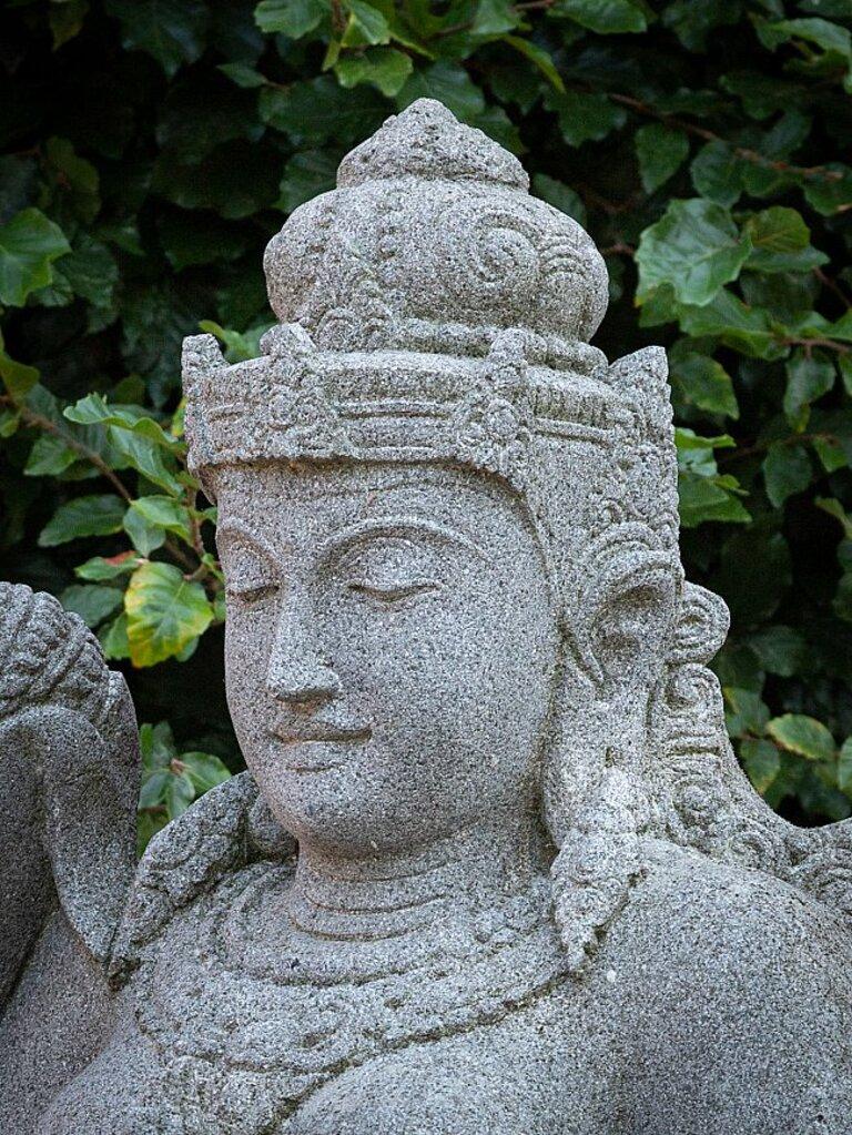 Lavastone Statue of Dewi Sri from Indonesia Original Buddhas For Sale ...