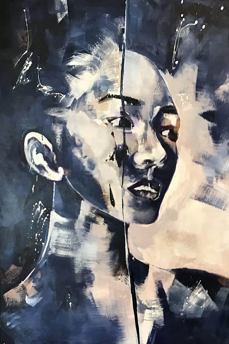 Laverne Chisan - Conscious Endurance, Painting, Acrylic on Wood Panel ...