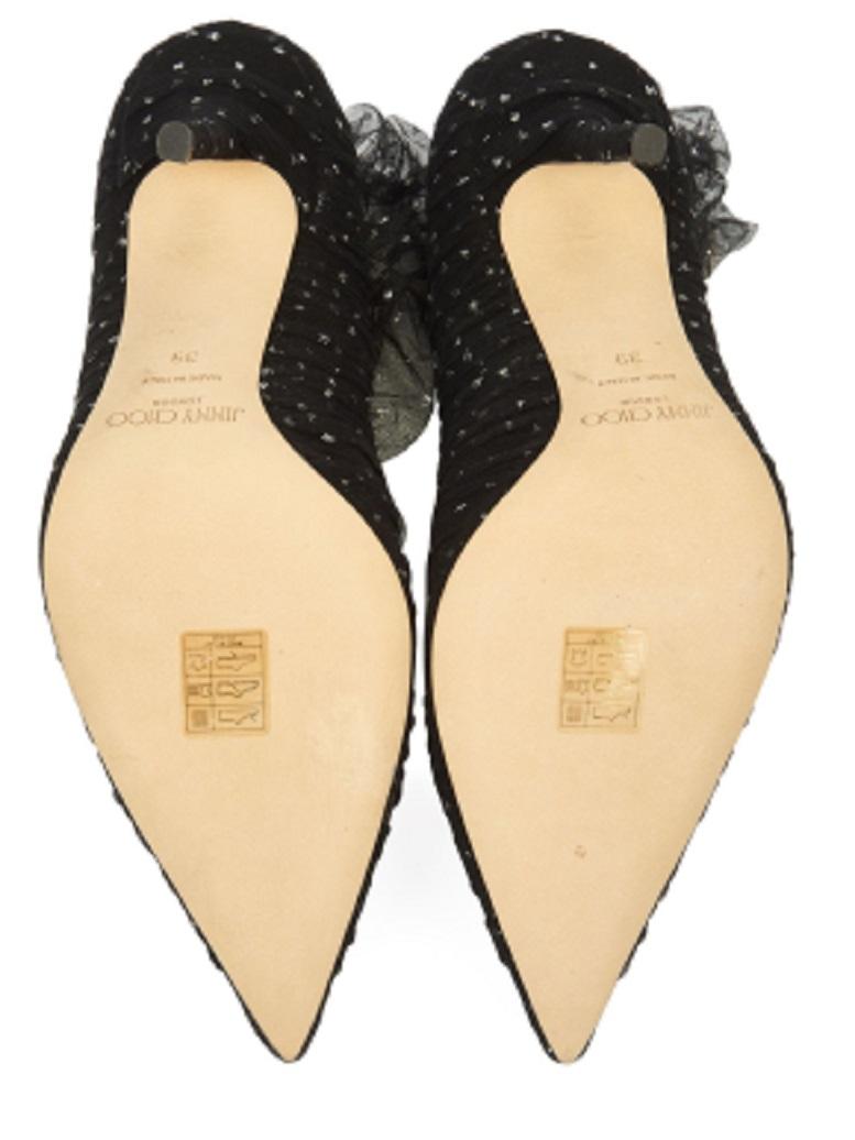 Lavish 100 Glittered Tulle And Suede Pumps For Sale at 1stDibs