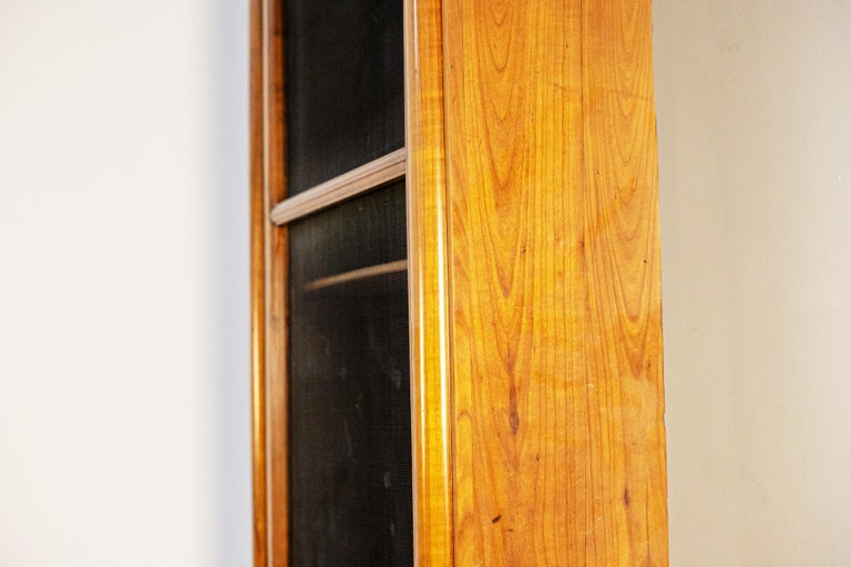 Law and Notary Offices Vintage Column Bookcase in Wood For Sale at 1stDibs