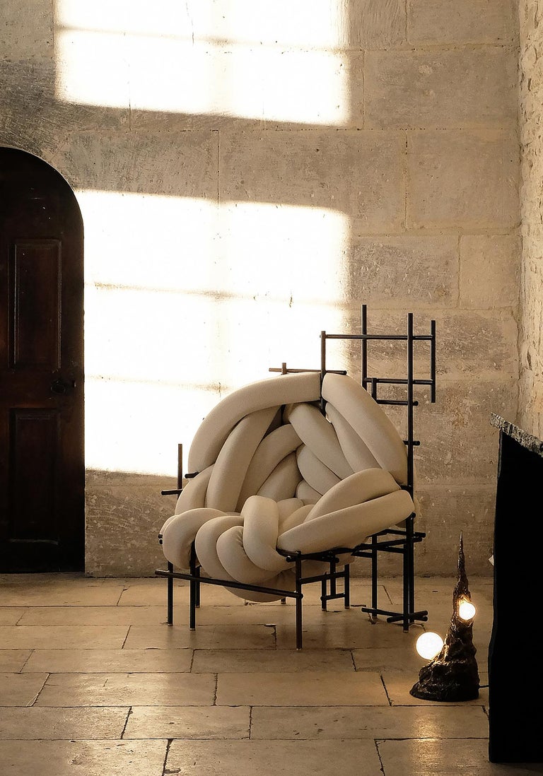 Lawless Fauteuil, Unique, Sculpted by Evan Fay For Sale at 1stDibs