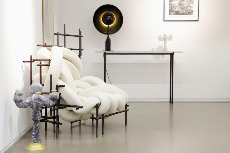 Lawless Fauteuil, Unique, Sculpted by Evan Fay For Sale at 1stDibs