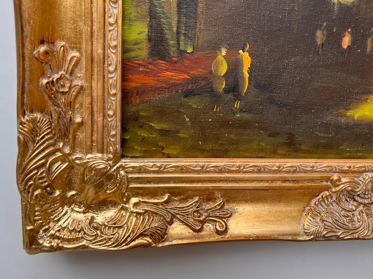 Lawrence - Dutch Vintage Original Oil painting on canvas, old Village ...