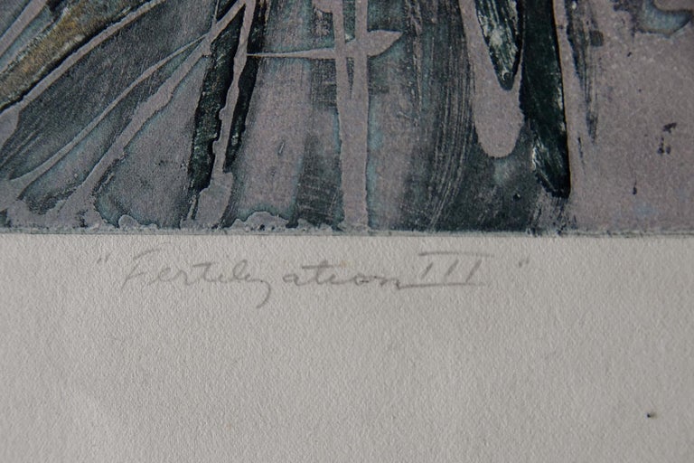 Lawrence Heyman, Fertilization IIII from Atelier 17 Series, Original ...