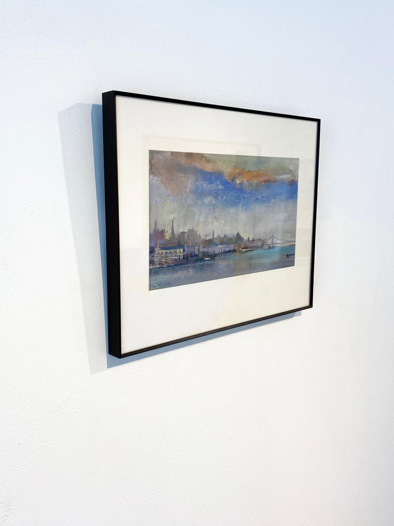 Lawrence Kelsey - Oil Painting by Lawrence Kelsey 'East River, From ...