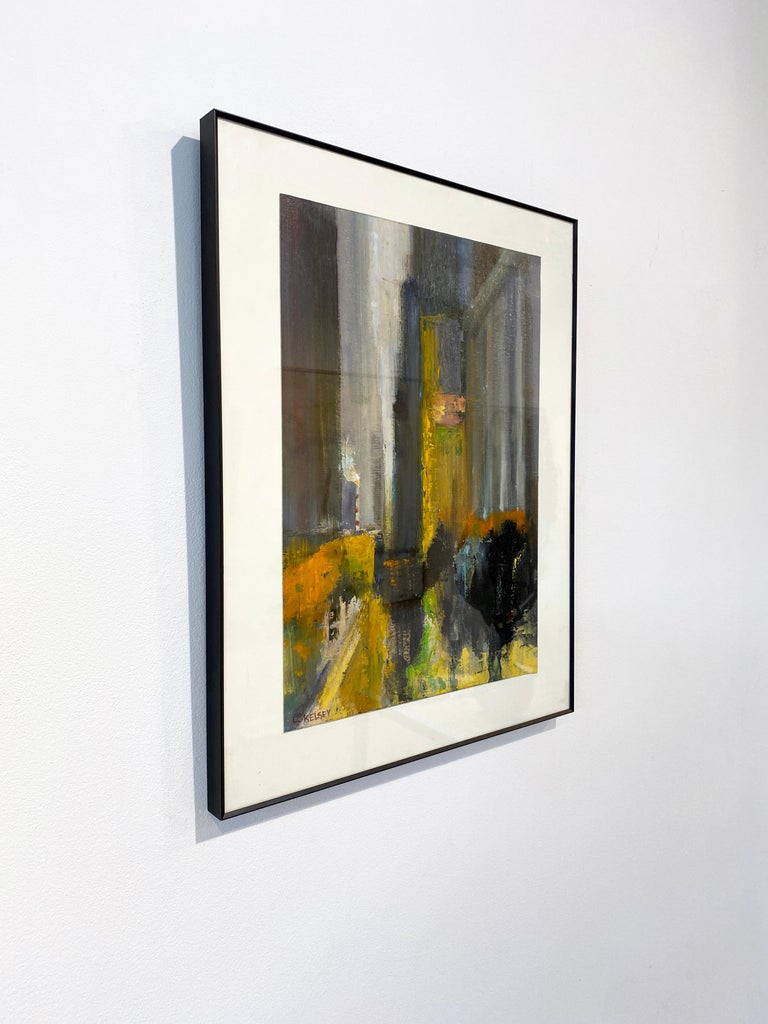 Lawrence Kelsey - Oil Painting by Lawrence Kelsey 'Wall St.' For Sale ...