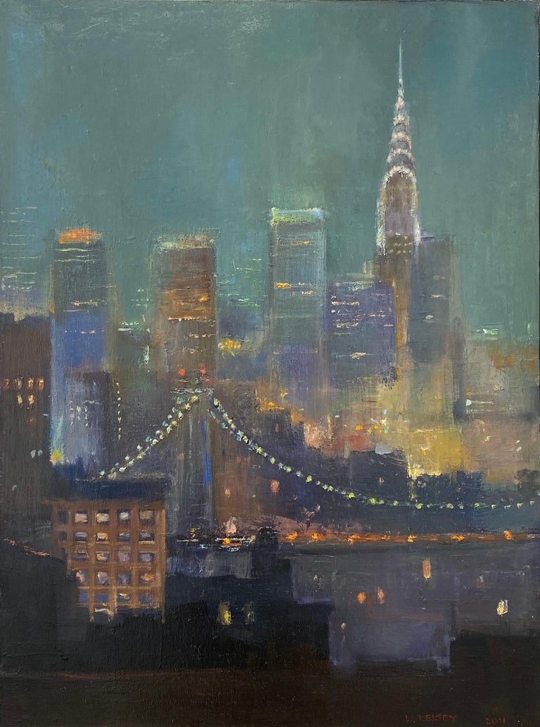 Lawrence Kelsey - Oil Painting, Lawrence Kelsey, 59th Street Bridge at ...