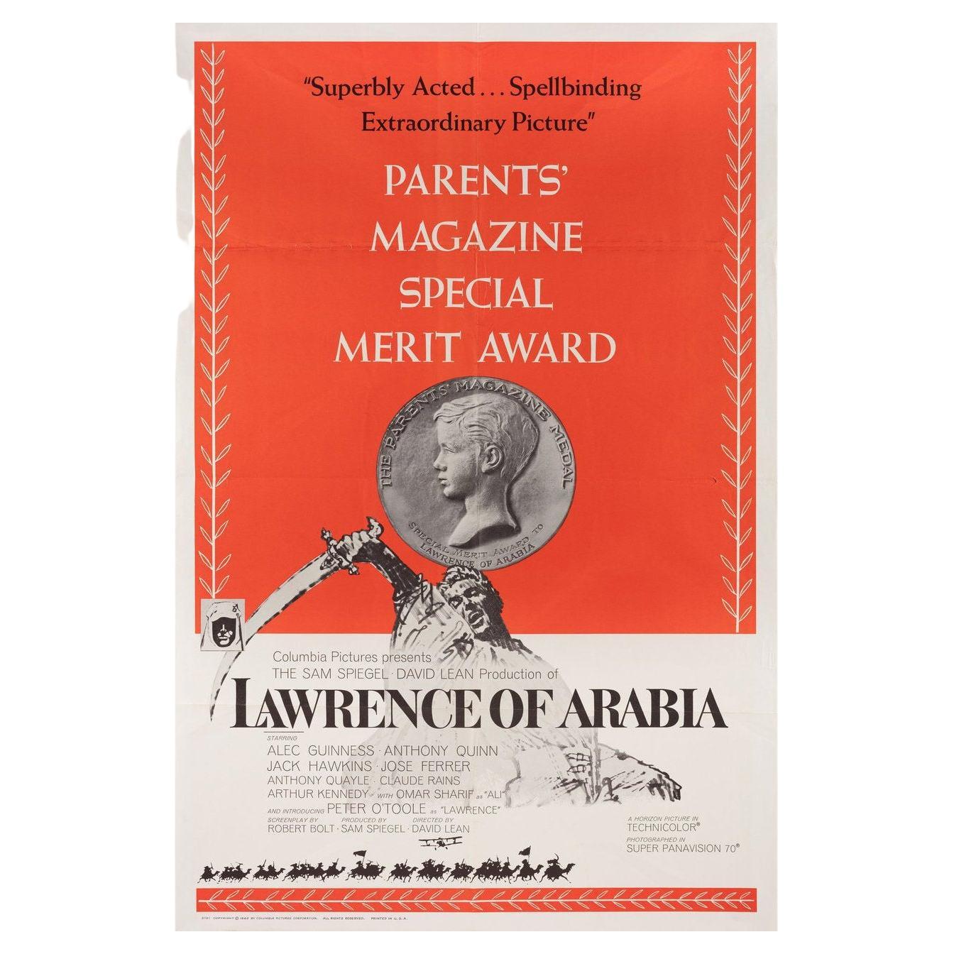 Lawrence of Arabia 1963 U.S. One Sheet Film Poster For Sale at 1stDibs