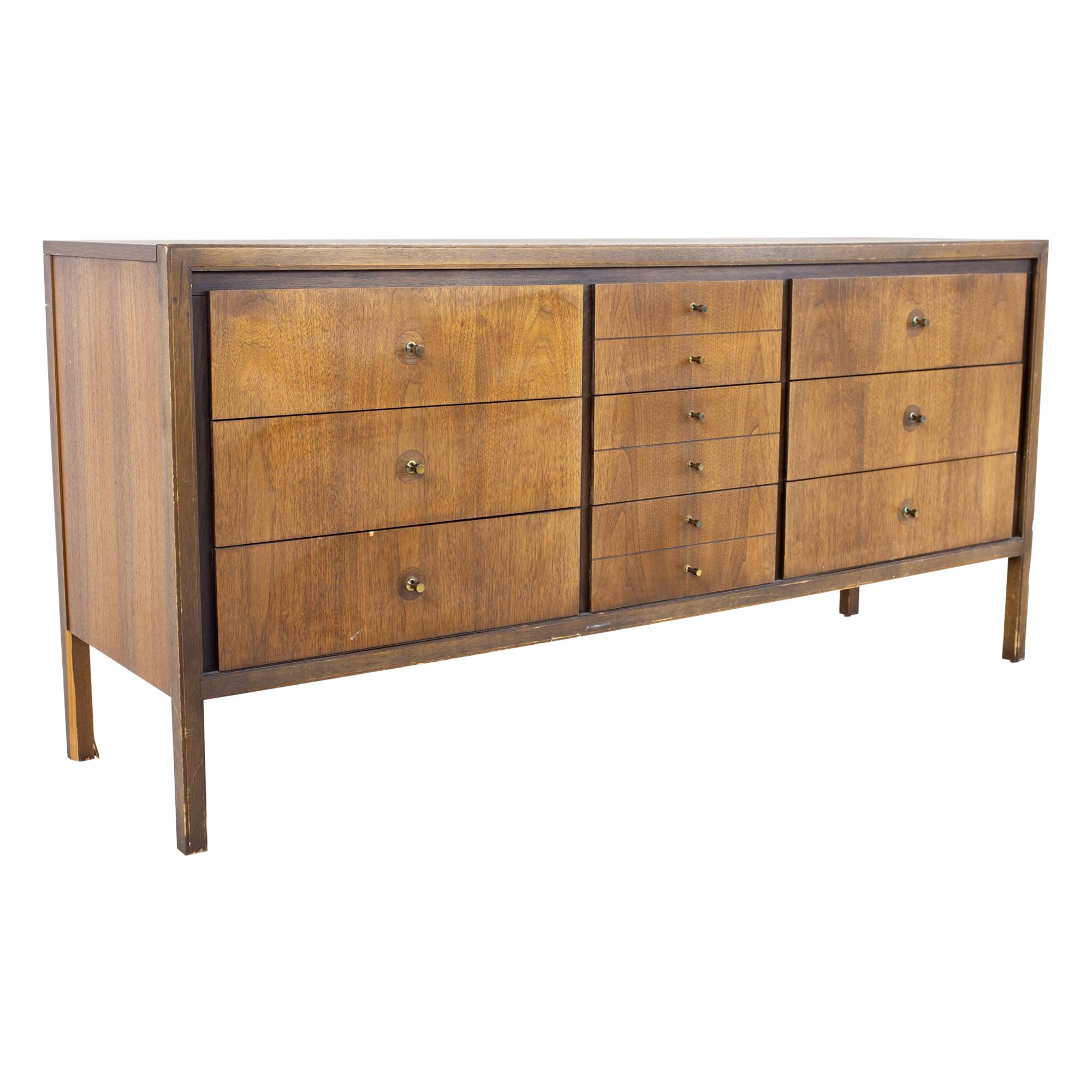 Walnut Credenza by Basic-Witz at 1stDibs