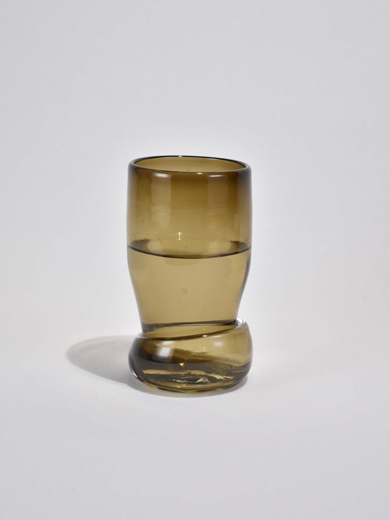 Layered Glass in Olive For Sale at 1stDibs