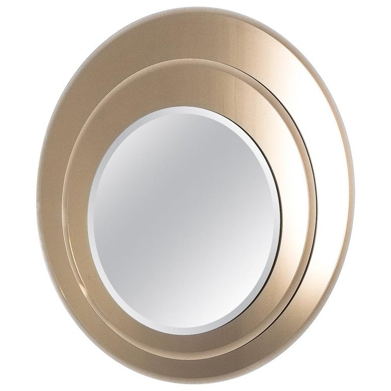 Rimadesio Layered Midcentury Mirror, Italy, 1970 For Sale at 1stDibs