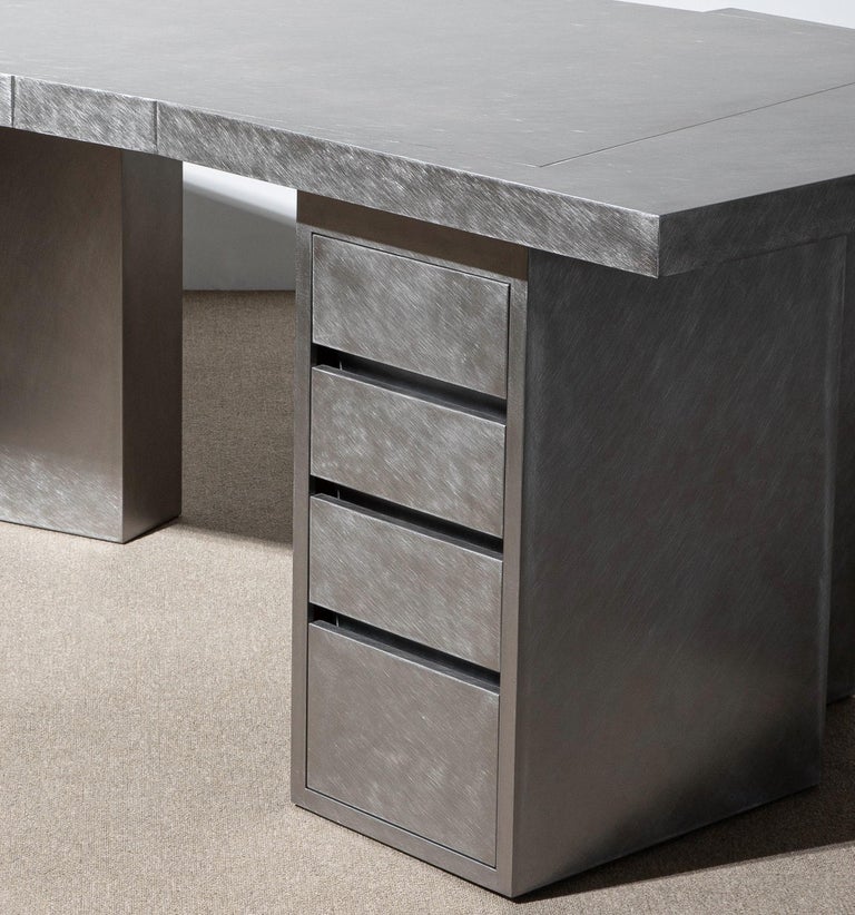 Layered Steel Desk by Hyungshin Hwang For Sale at 1stDibs | layered desk