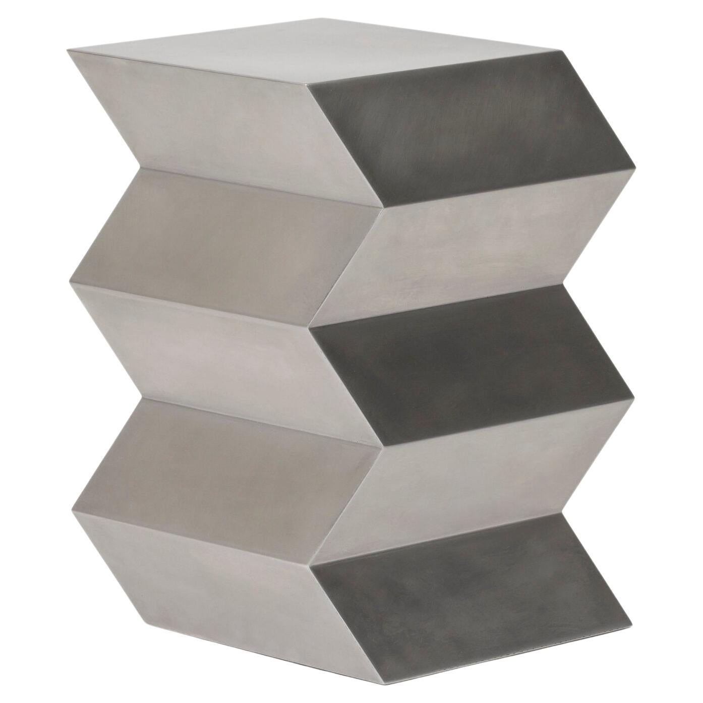 Black Layered Oak Wood Stool by Hyungshin Hwang For Sale at 1stDibs