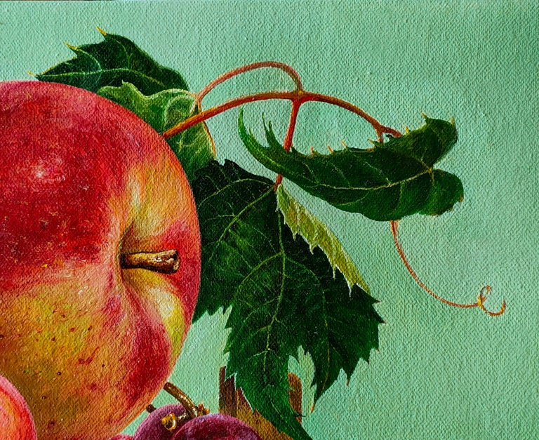 Layong Jingga Probo - On The Green Background For Sale at 1stDibs