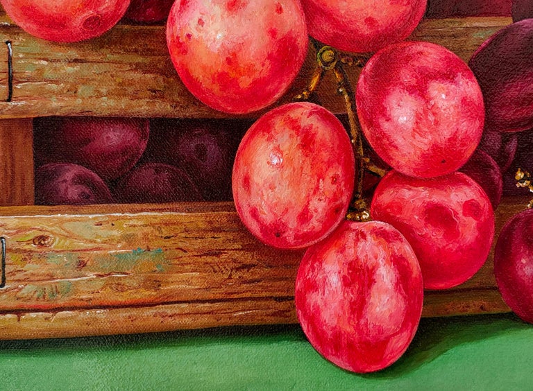 Layong Jingga Probo - On The Green Background For Sale at 1stDibs