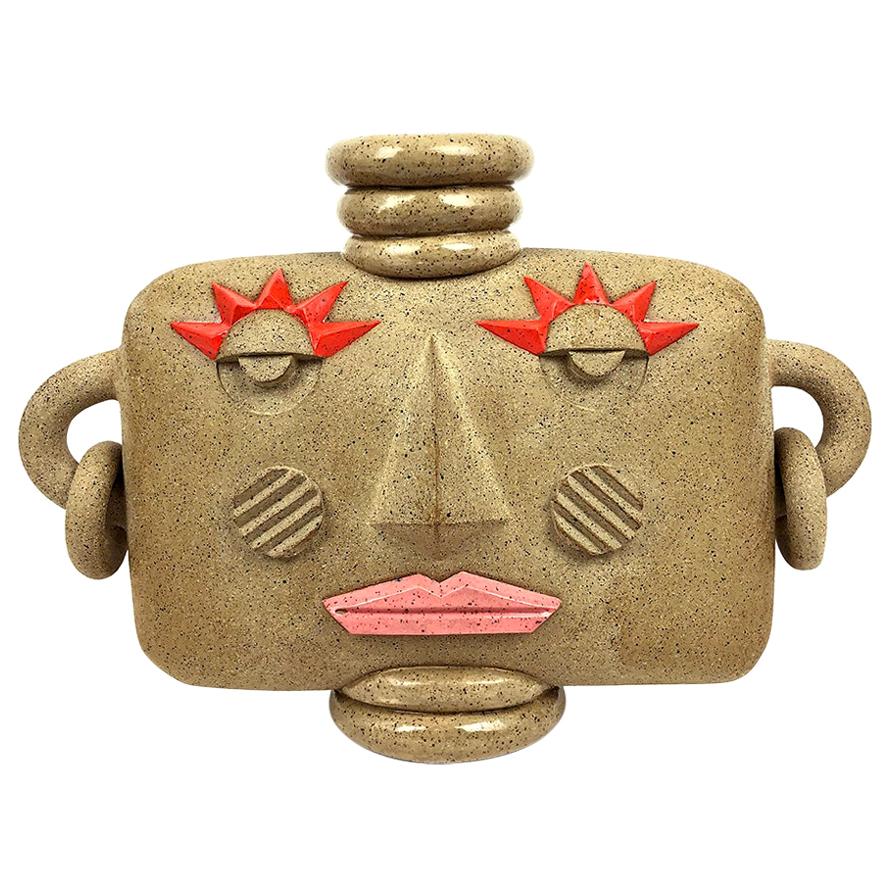 Lazy Eye Face Jug by Keavy Murphree For Sale at 1stDibs