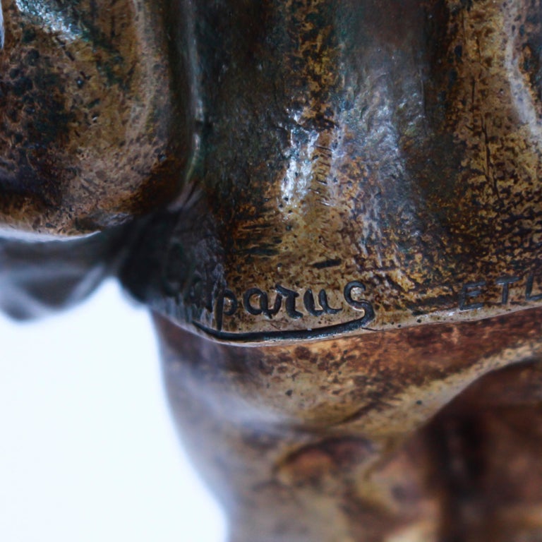 Demétre Chiparus "Lazzarone" Bronze Sculpture of a Young Boy Signed ...