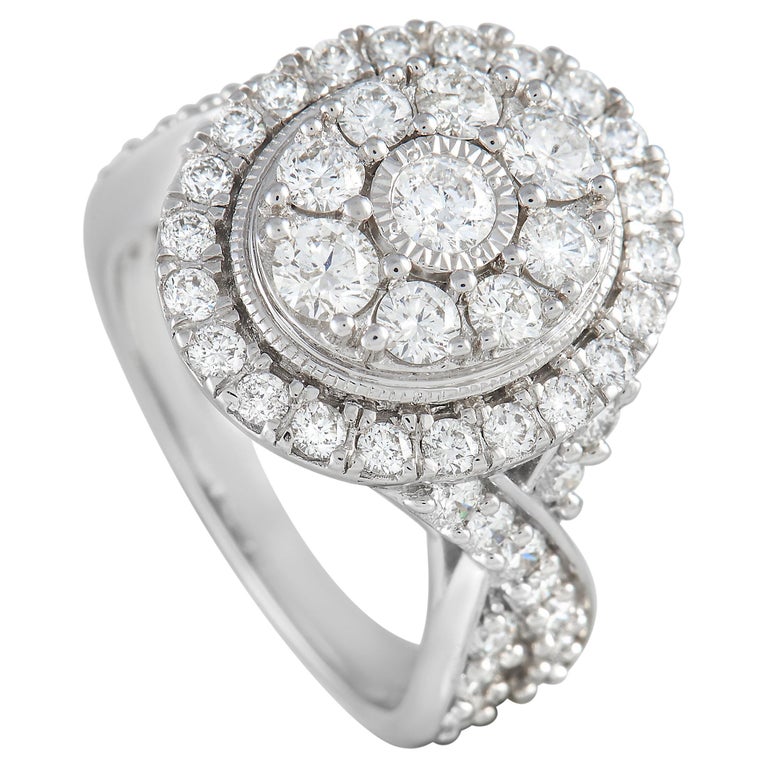 LB Exclusive 14K White Gold 2.00 ct Diamond Ring For Sale at 1stDibs