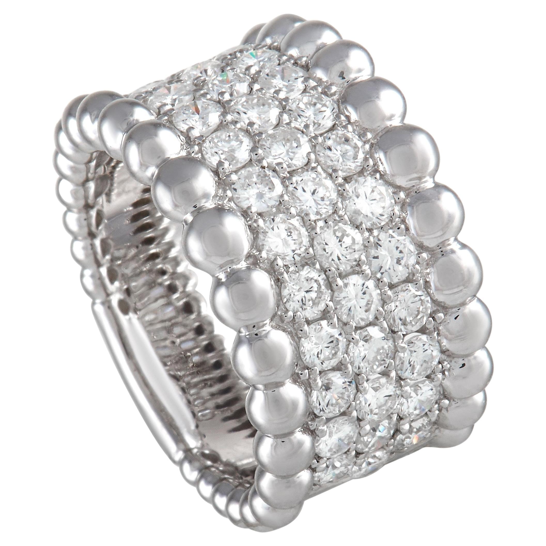 LB Exclusive 18K White Gold 0.62 ct Diamond Ring For Sale at 1stDibs