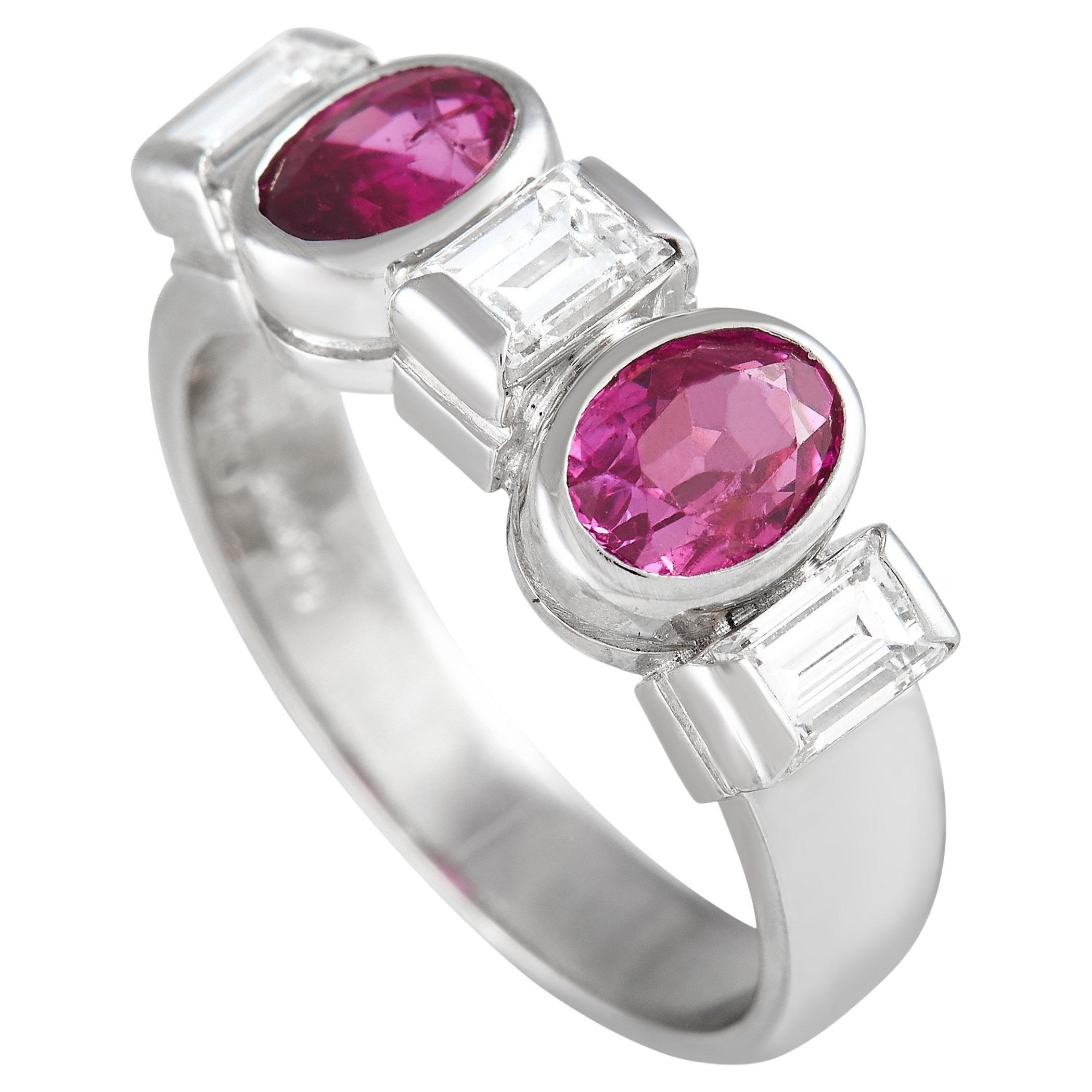 LB Exclusive Platinum 2.65 Ct Diamond and Jade Ring at 1stDibs