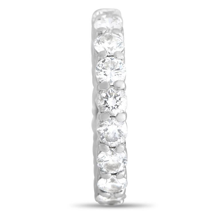 LB Exclusive Platinum 3.00 Ct Diamond Eternity Ring at 1stDibs