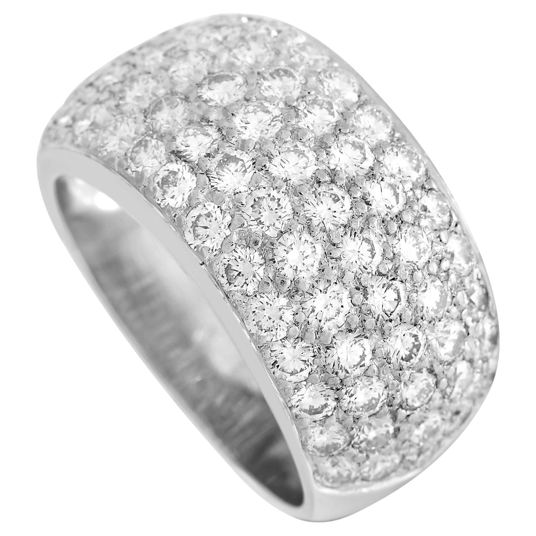 LB Exclusive Platinum 0.63 Carat Diamond and Opal Ring at 1stDibs