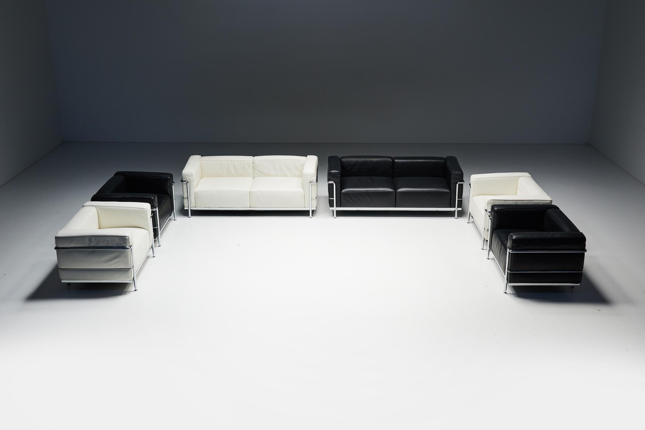 LC3 Sofa by Le Corbusier for Cassina, 1990s For Sale at 1stDibs
