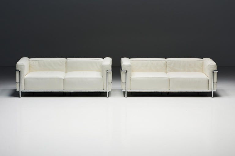 LC3 Sofa by Le Corbusier for Cassina, 1990s For Sale at 1stDibs